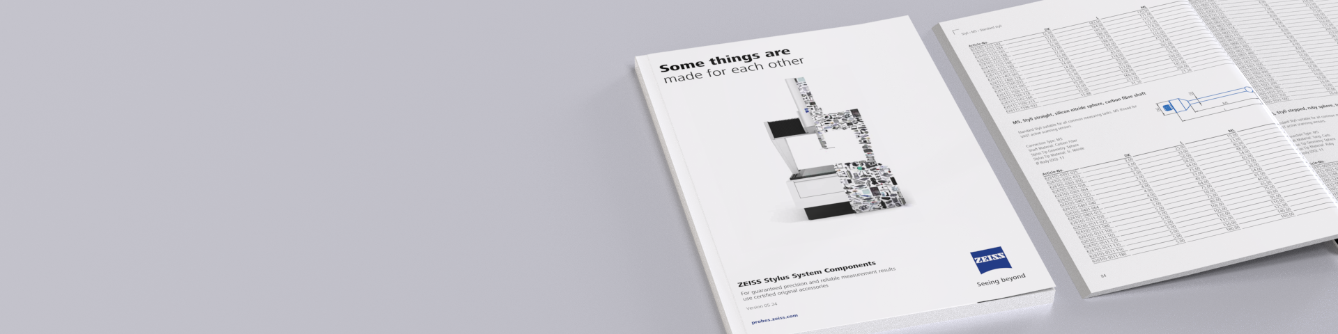 ZEISS CMM Accessories Catalog for Stylus System Components