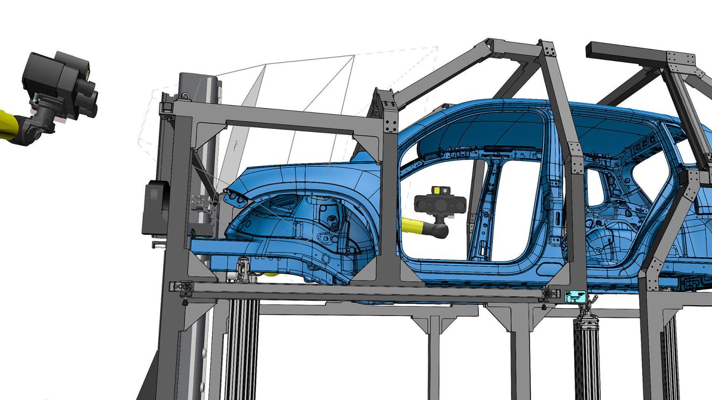 ZEISS INSPECT Virtual measuring room (VMR) for automated 3D scanning