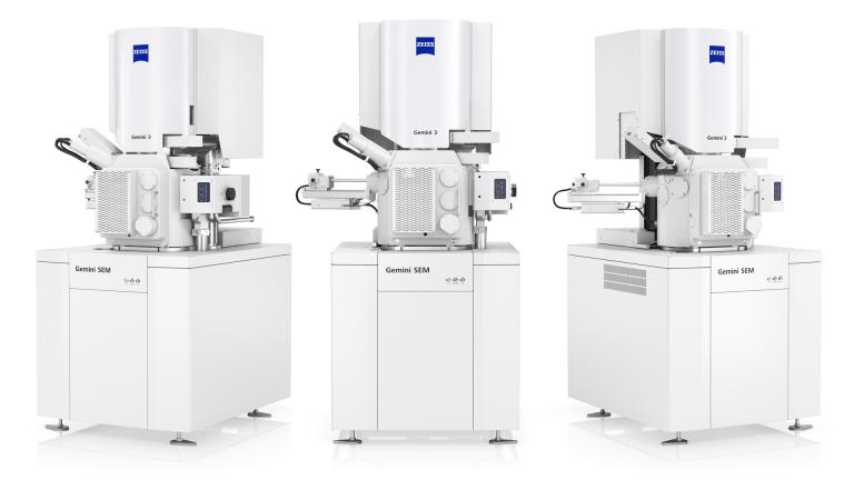 ZEISS GeminiSEM: Field emission scanning electron microscope, high-end ...