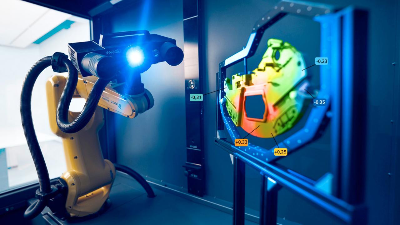 ZEISS ScanBox: Optical 3D coordinate measuring machine | automation