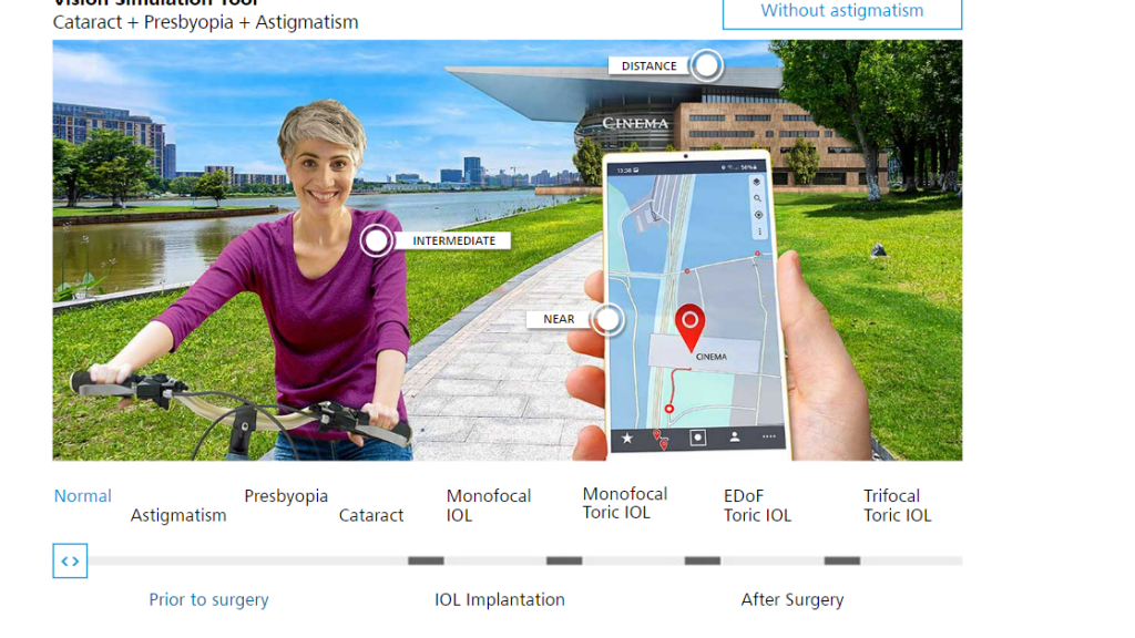astigmatism vision simulator
