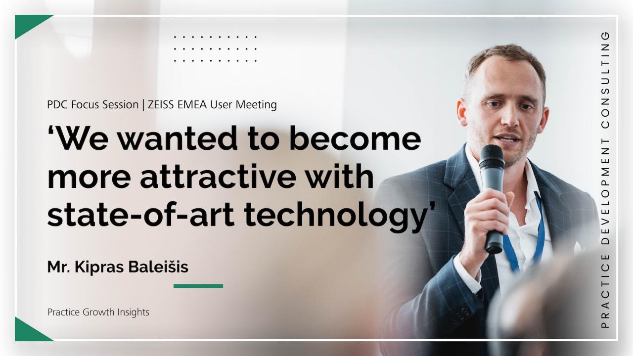 Premium Positioning For Refractive Business