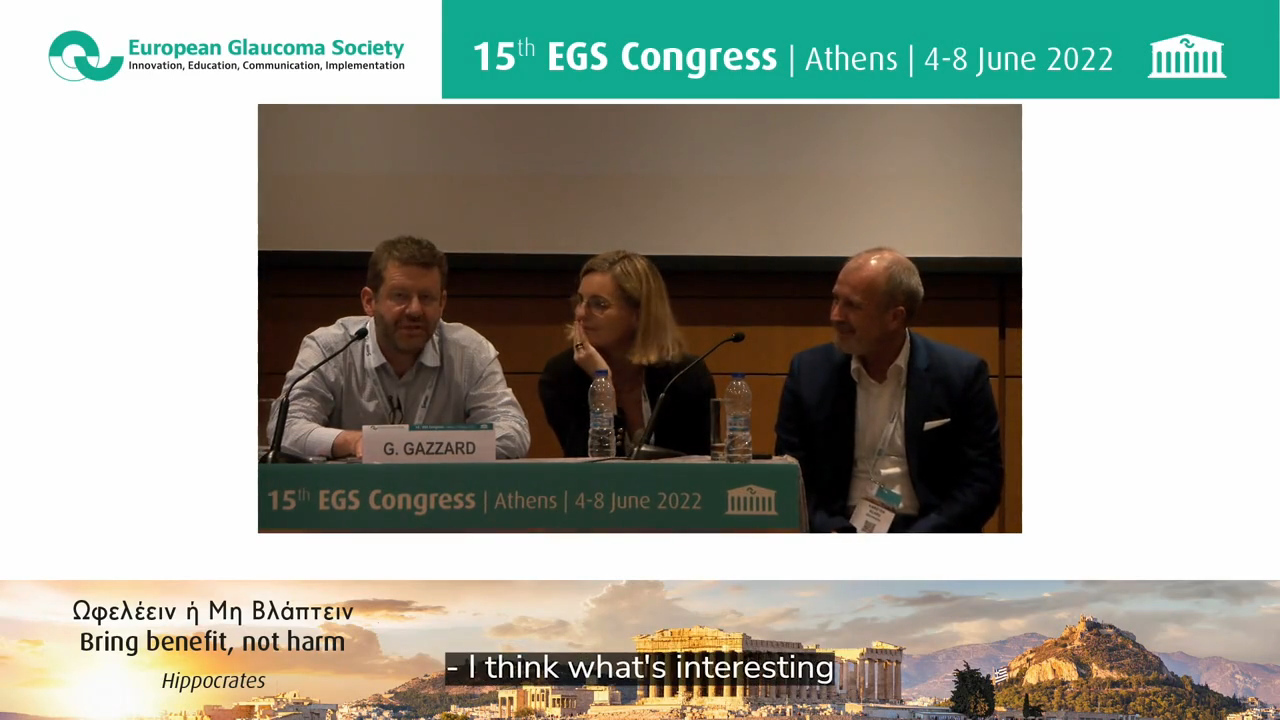 Dr. Gus Gazzard comments on new ZEISS SLT presentation and answers ...