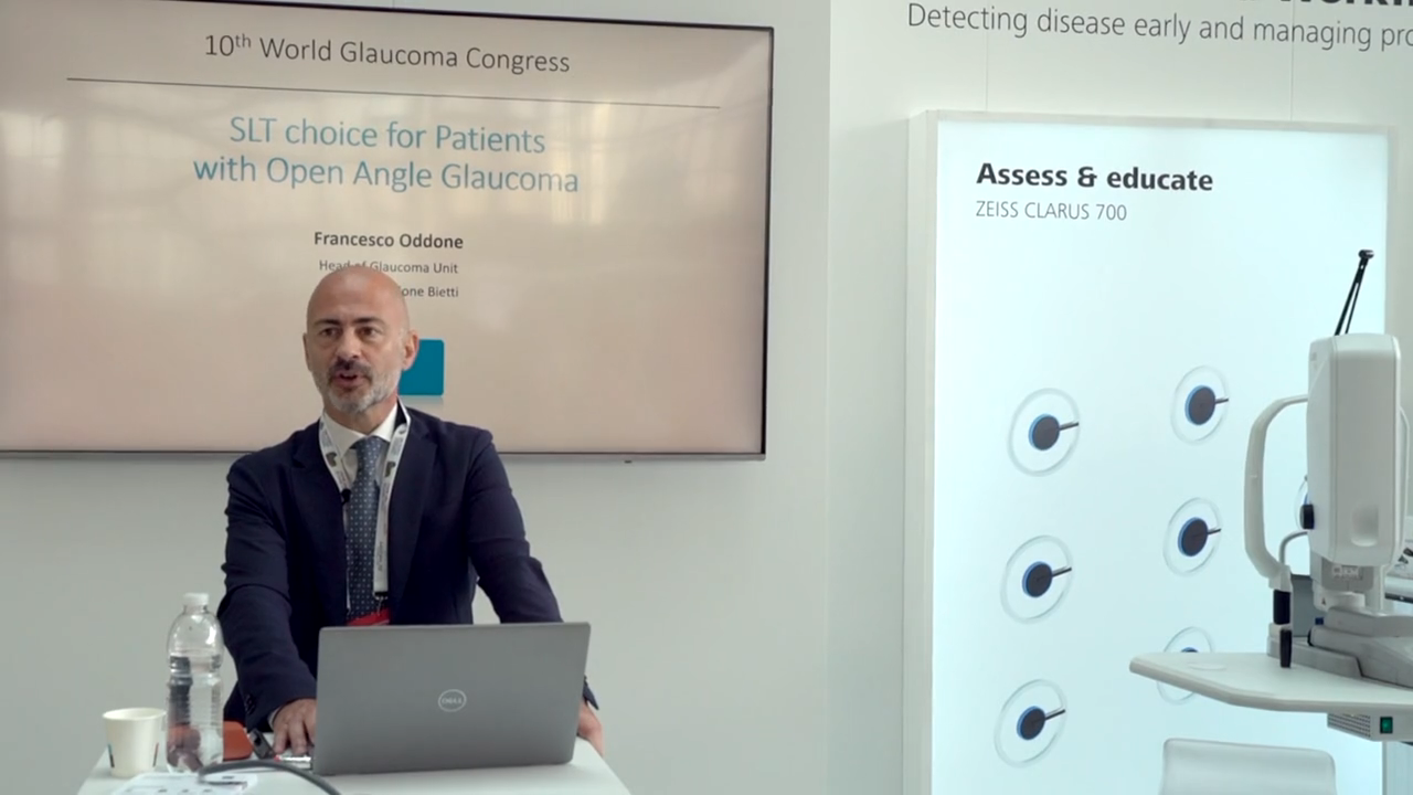 SLT Choice for Patients with Open Angle Glaucoma Francesco Oddone