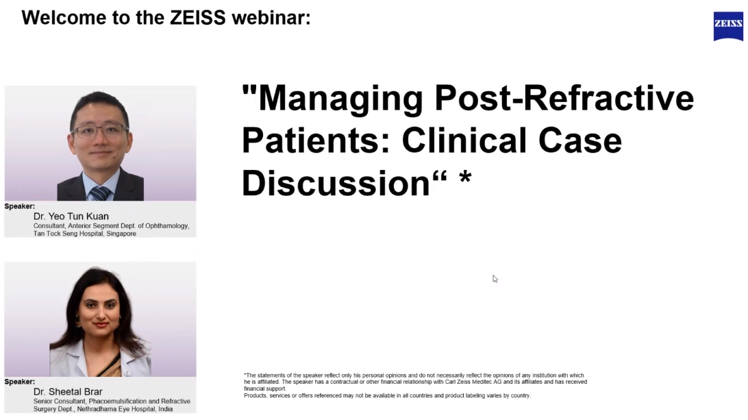 Webinar: Managing post-refractive patients: A clinical case discussion