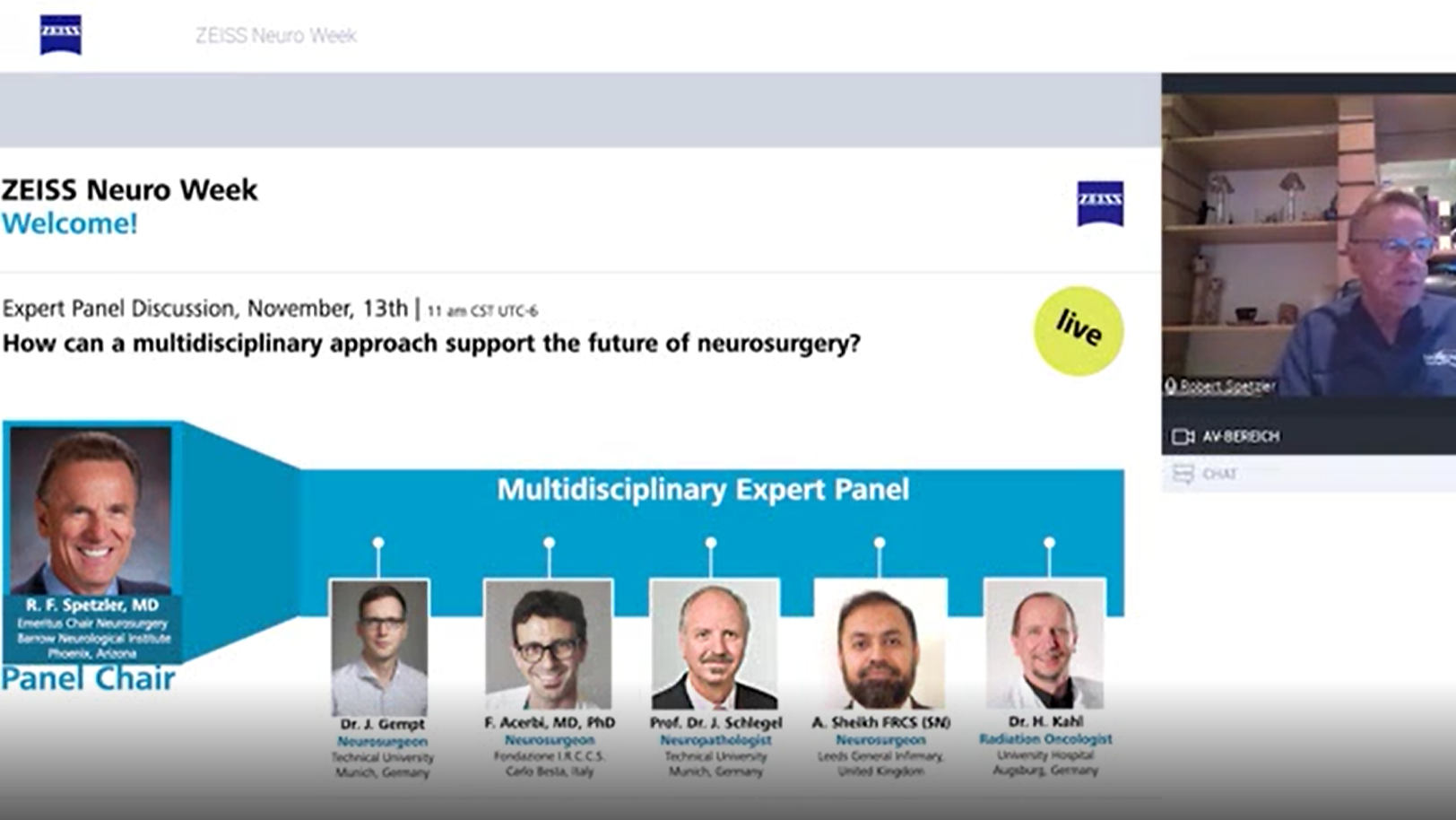 Tumor Workflow Expert Panel Robert F. Spetzler