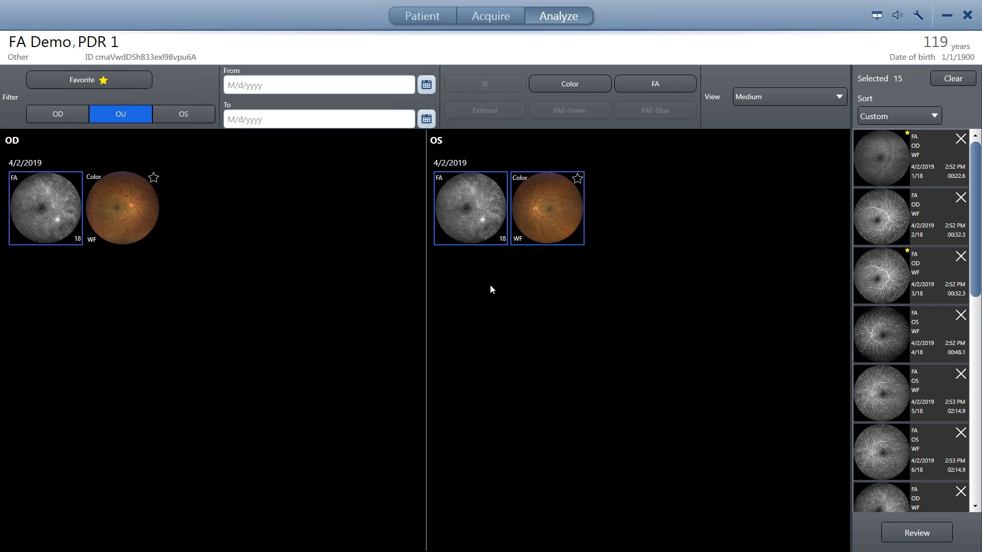 How to analyze images with Proof and Review on the ZEISS CLARUS 700