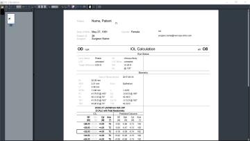 How to select IOLMaster report in ZEISS EQ Workplace