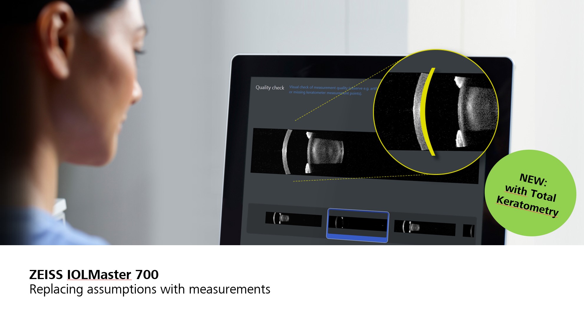 ZEISS IOLMaster 700 with Total Keratometry (TK)
