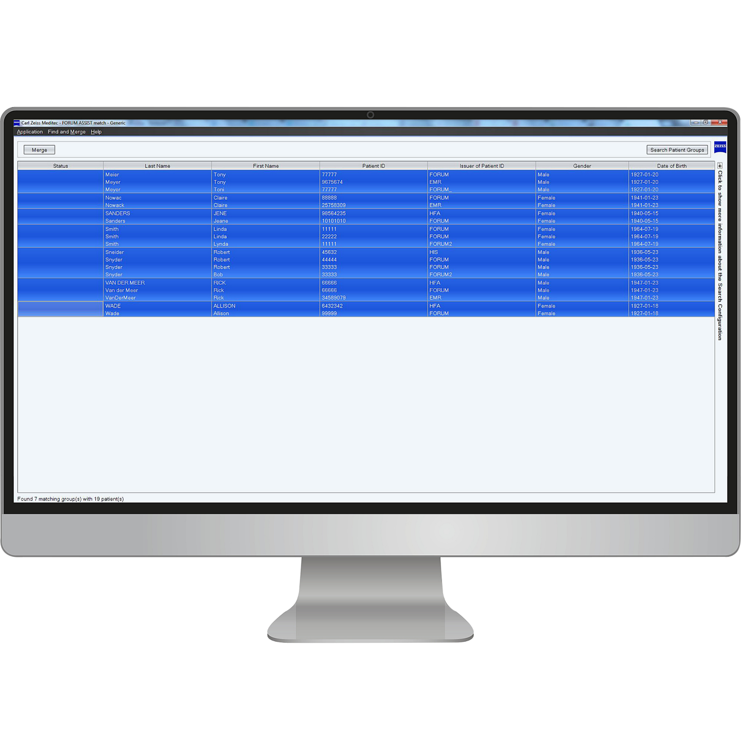FORUM ophthalmology software