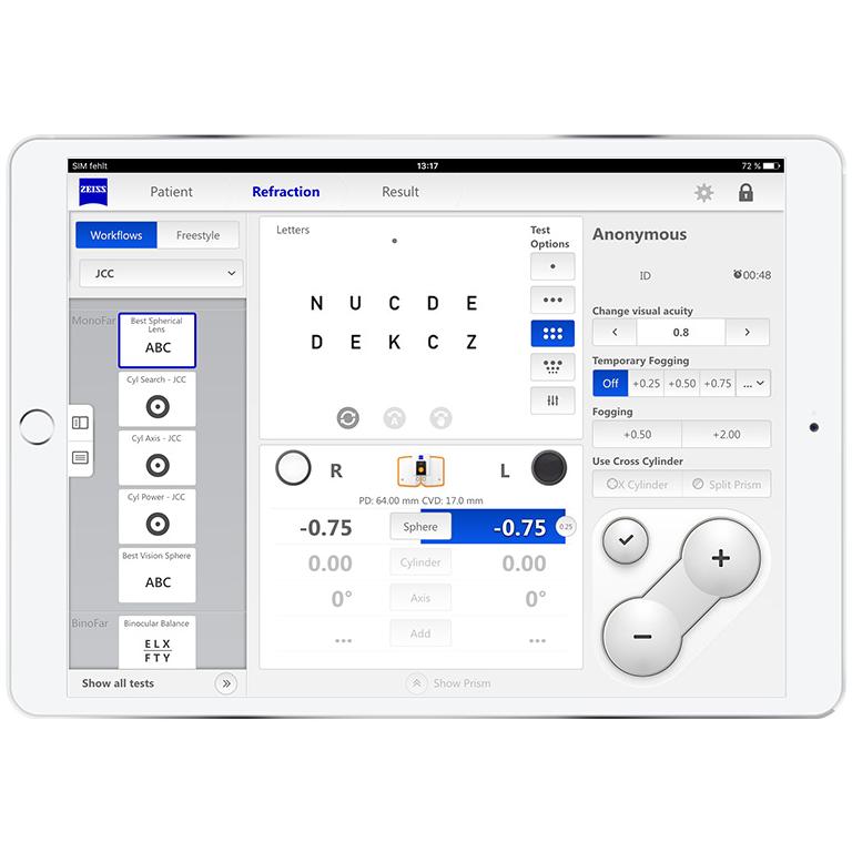 ZEISS VISUSCREEN 100/500 y VISUPHOR 500