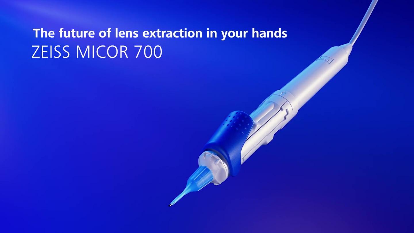 ZEISS MICOR 700 - the future of lens extraction in your hands