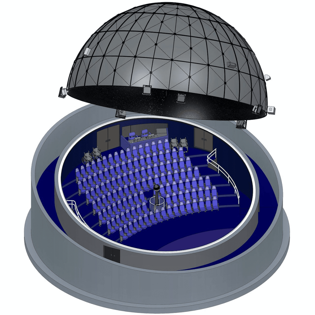 planetarium dimensions