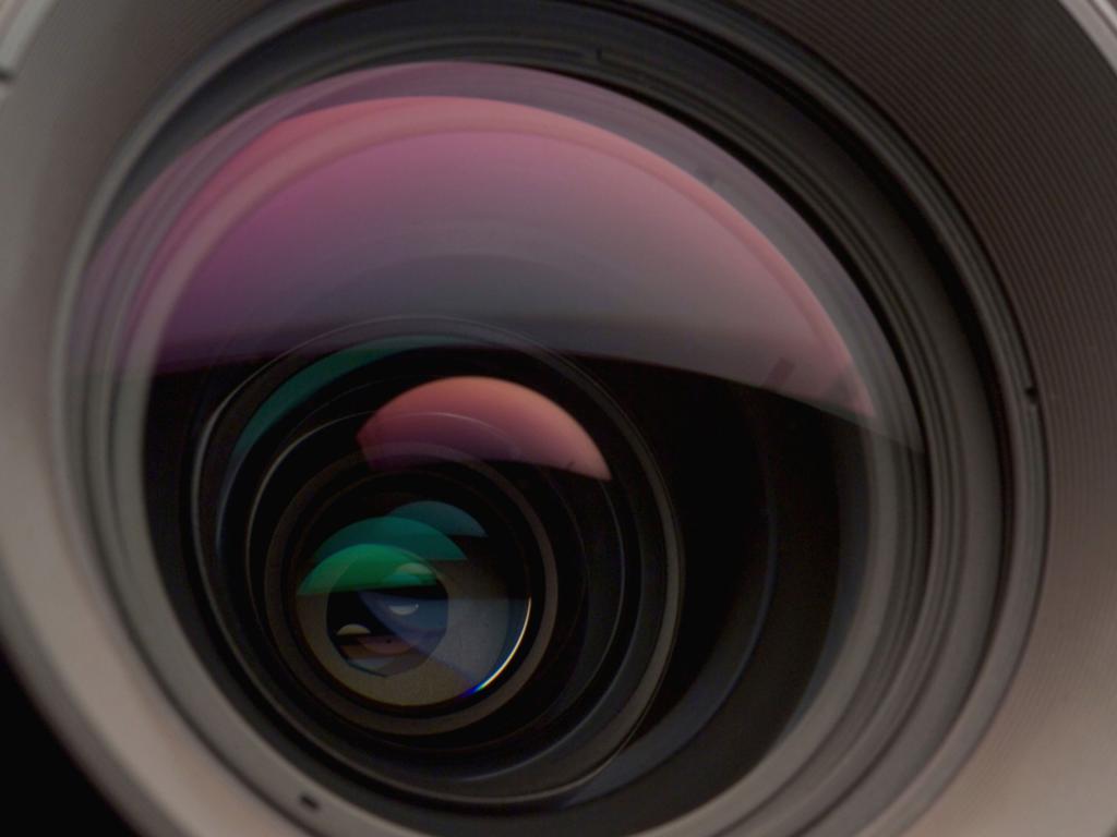 camera lens close up