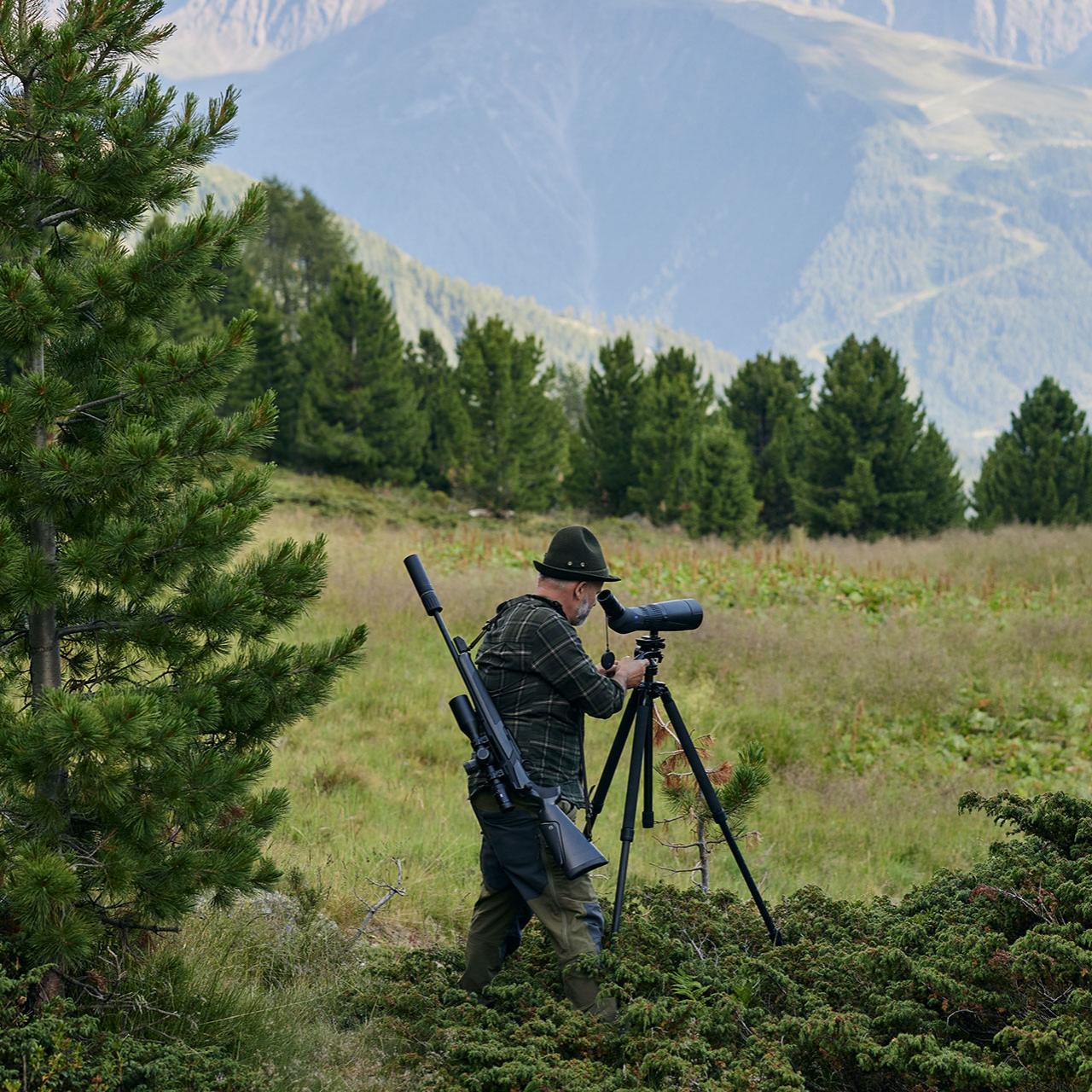 spotting scope use