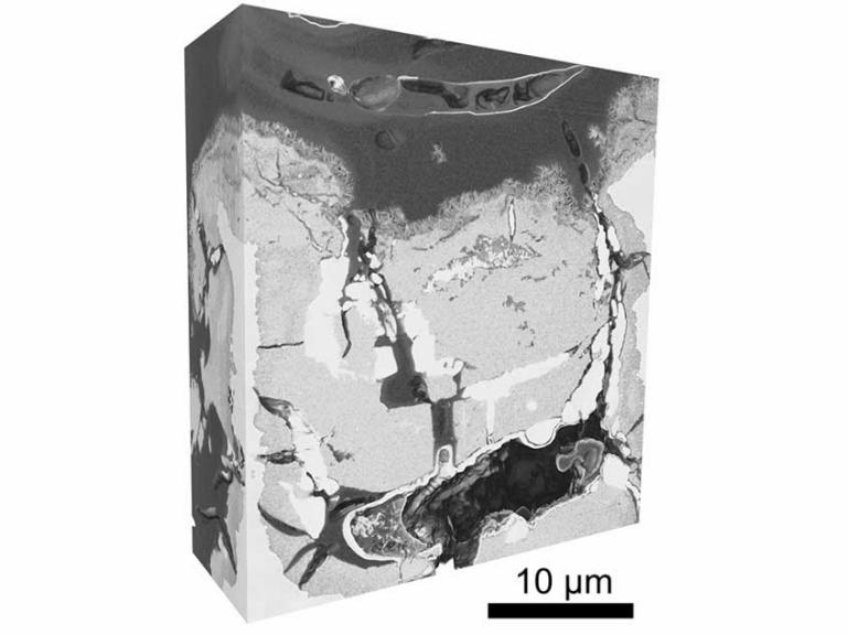 Nanoscale 3D Imaging of Buried Features in Steel and Other Metals
