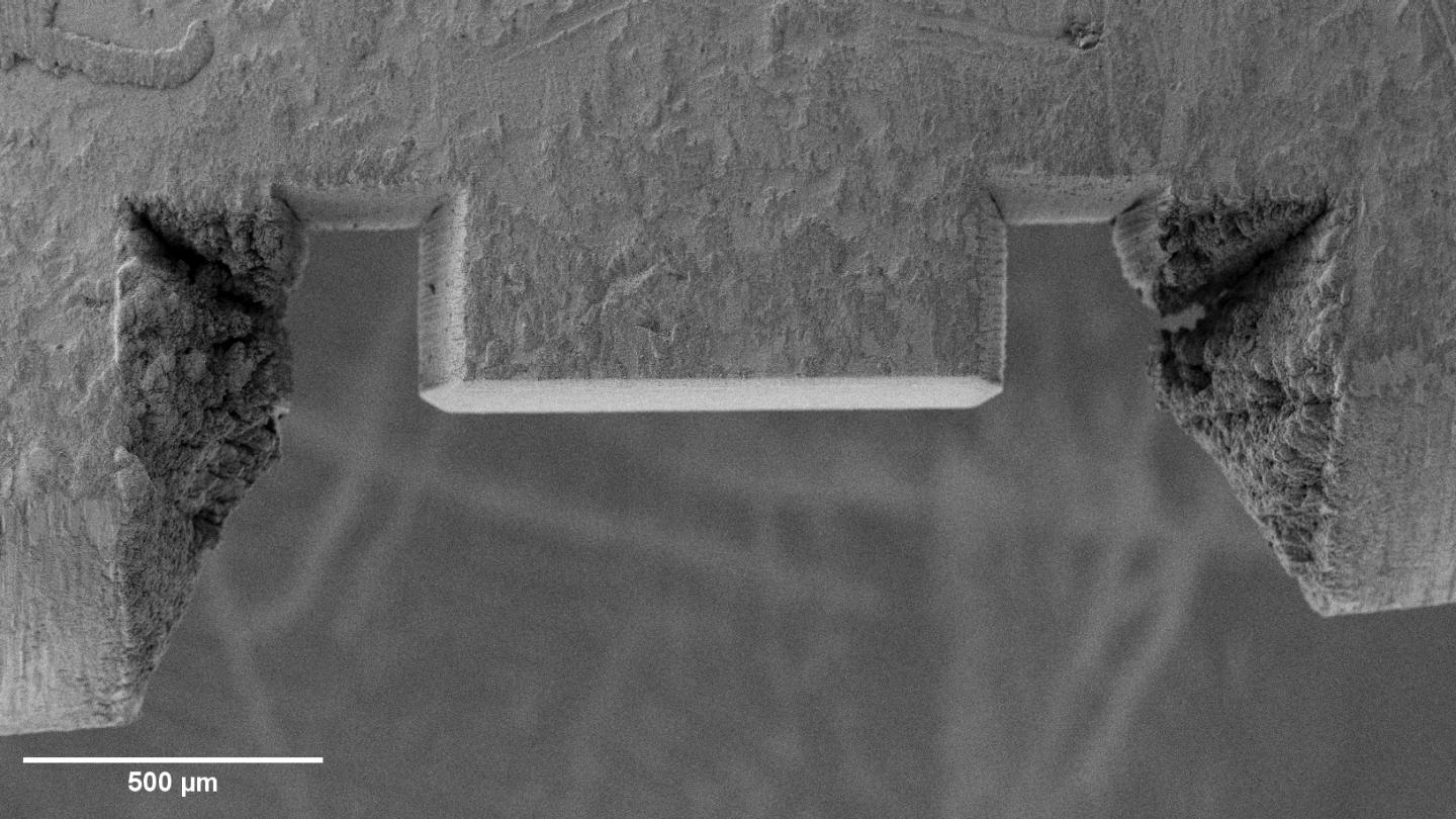 Large area 3D tomography with femtosecond laser slicing