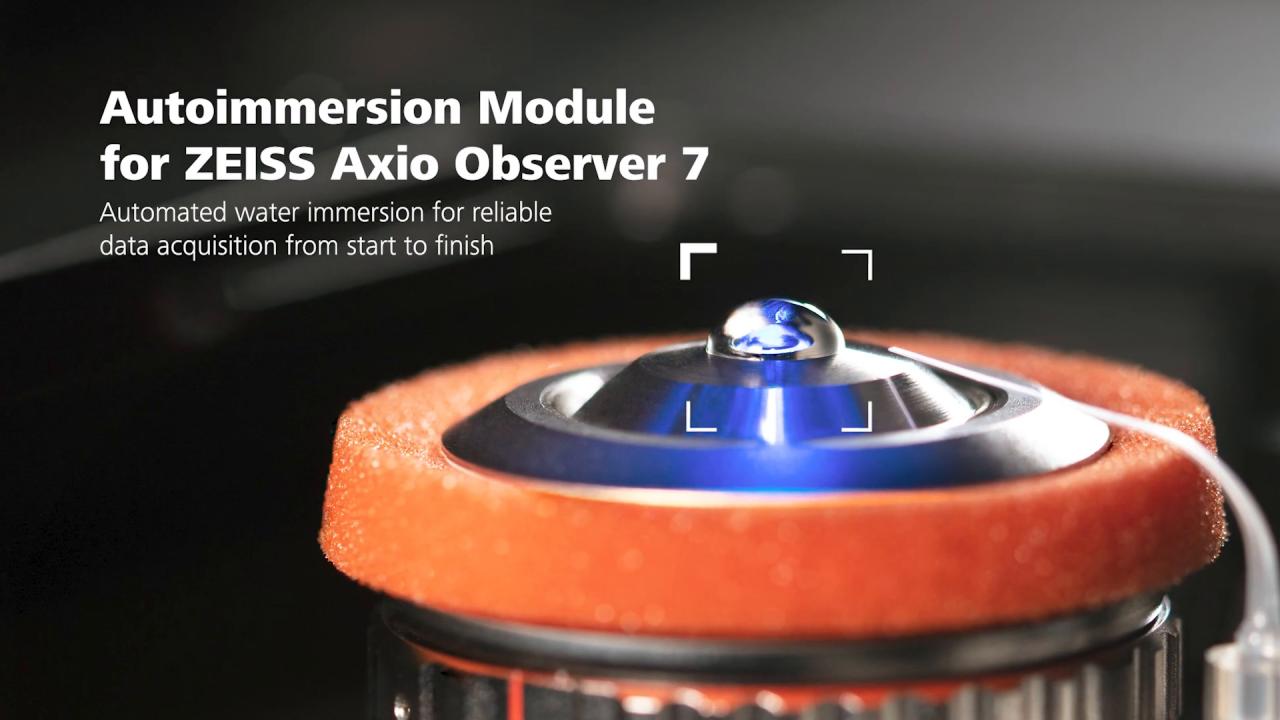 Autoimmersion Module for ZEISS Axio Observer 7