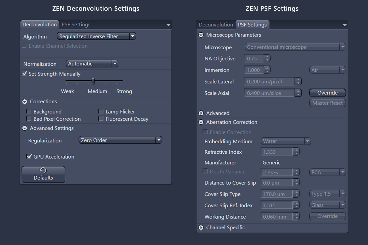 Deconvolution Toolkit | ZEISS