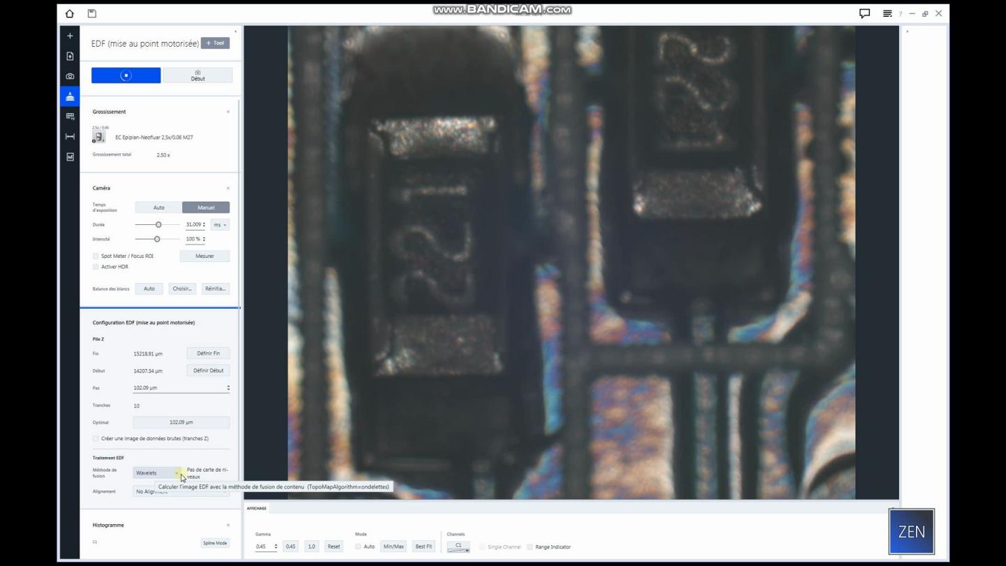 Réaliser une Acquisition 2D avec ZEISS ZEN Core