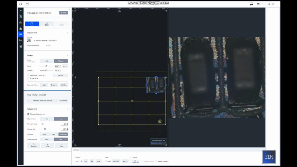 Réaliser une Acquisition 2D avec ZEISS ZEN Core