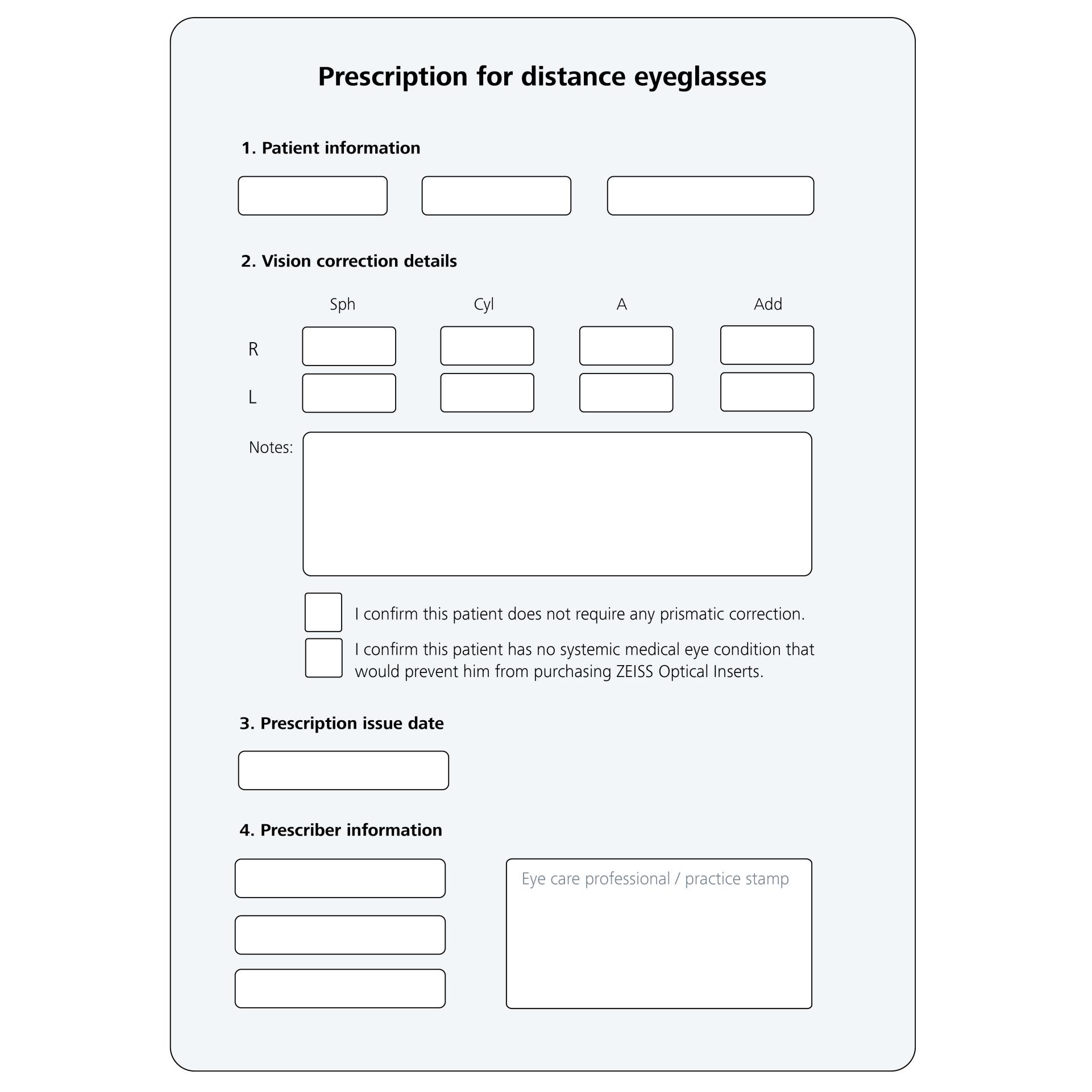 Prescription guide
